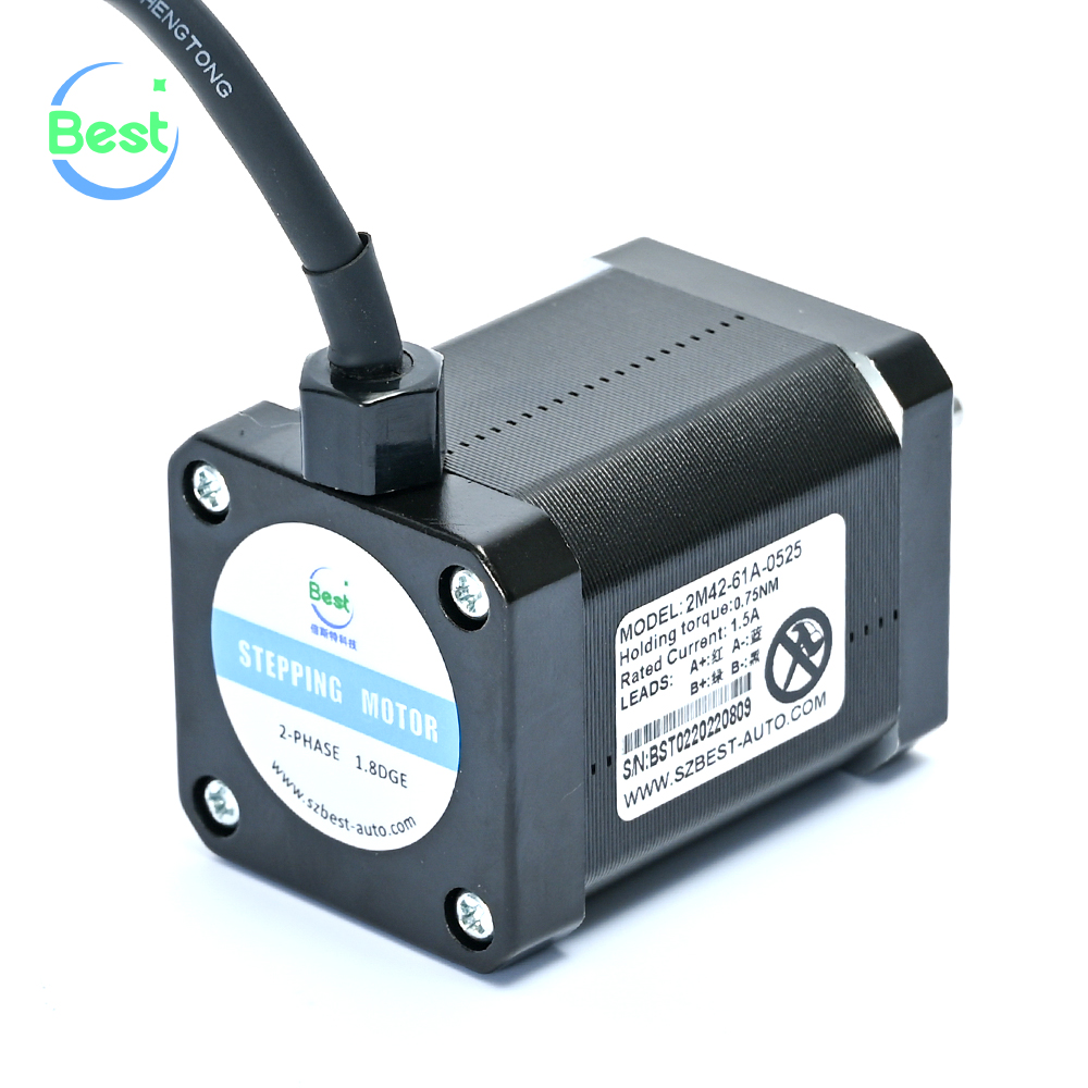 42mm系列2M42-61A-0525两相混合式步进电机 - 深圳市倍斯特科技控股有限公司